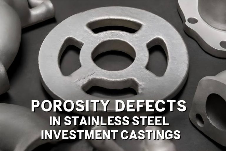 Porosity Defects in Stainless Steel Investment Castings: Causes and ...